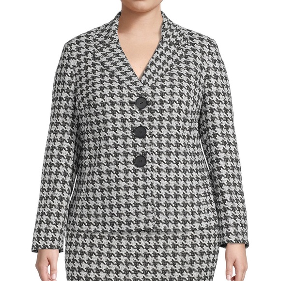 Kasper | Jackets & Coats | Kasper Houndstooth Jacket | Poshmark